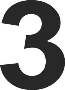 Race Car Door Numbers Decal/Stickers – Black | Raceline Motorsport Racewear