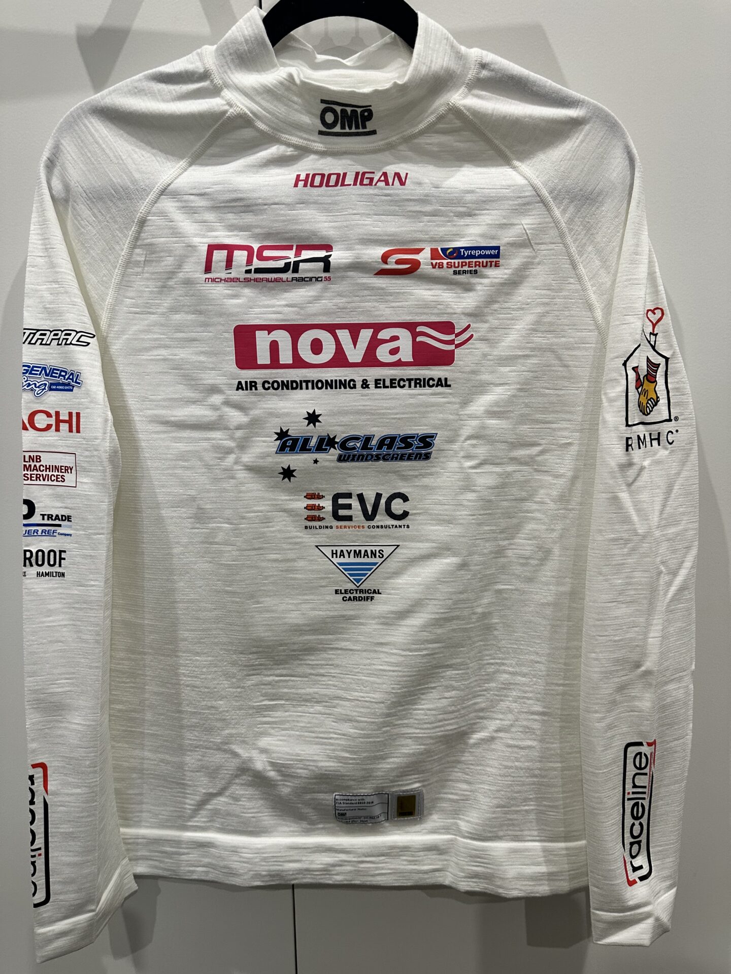 OMP Custom Printed Underwear Top | Raceline Motorsport Racewear